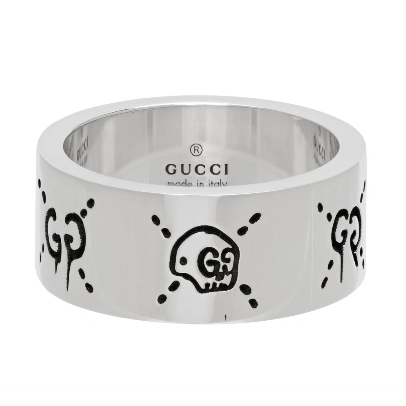 Gucci Ghost Silver Ring – Haiendo Shop