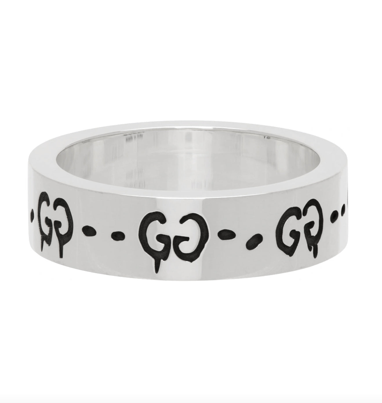 Gucci Ghost Silver Ring – Haiendo Shop