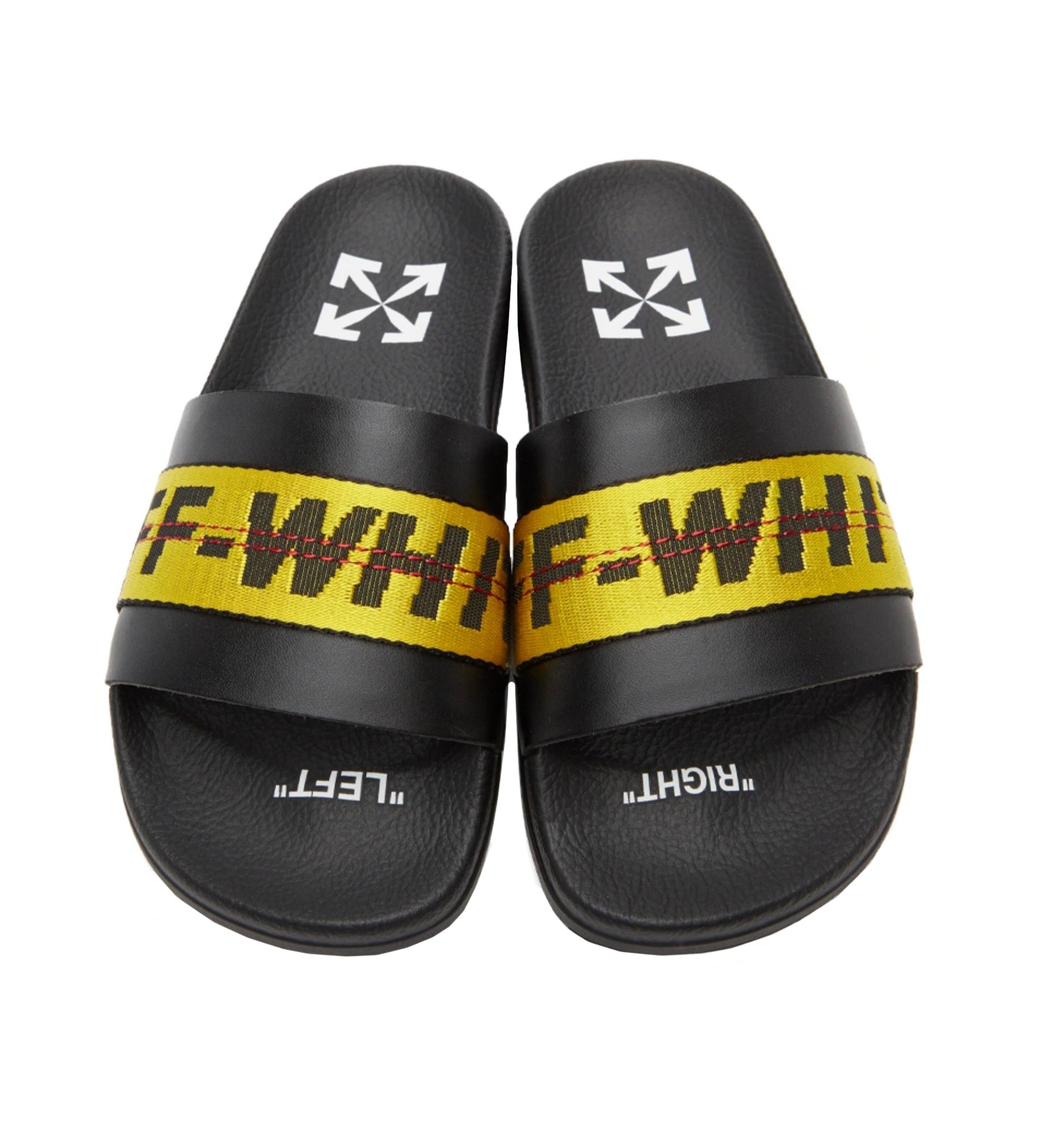Off-White Rubber Slides – Haiendo Shop