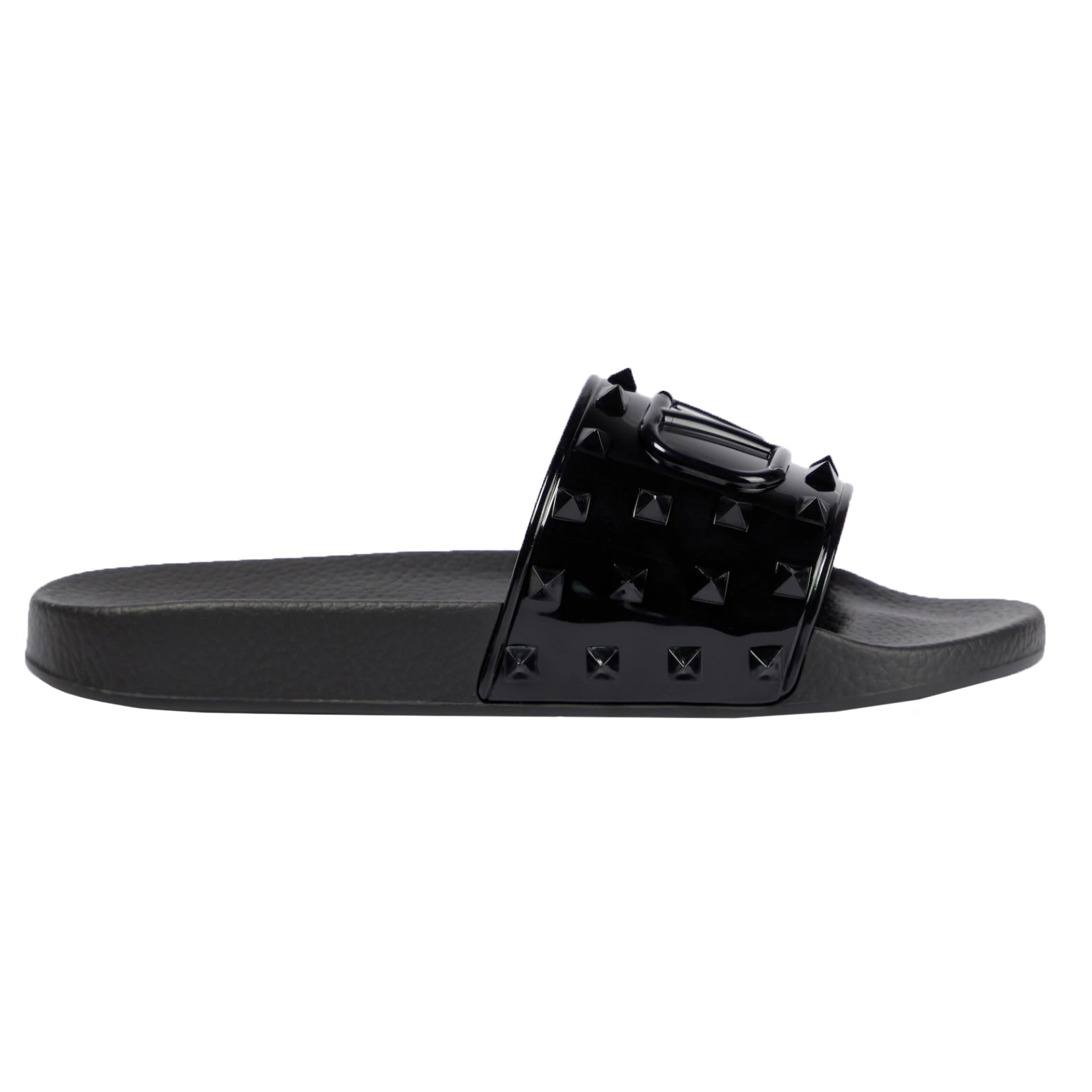 Valentino V Logo Signature Slides – Haiendo Shop