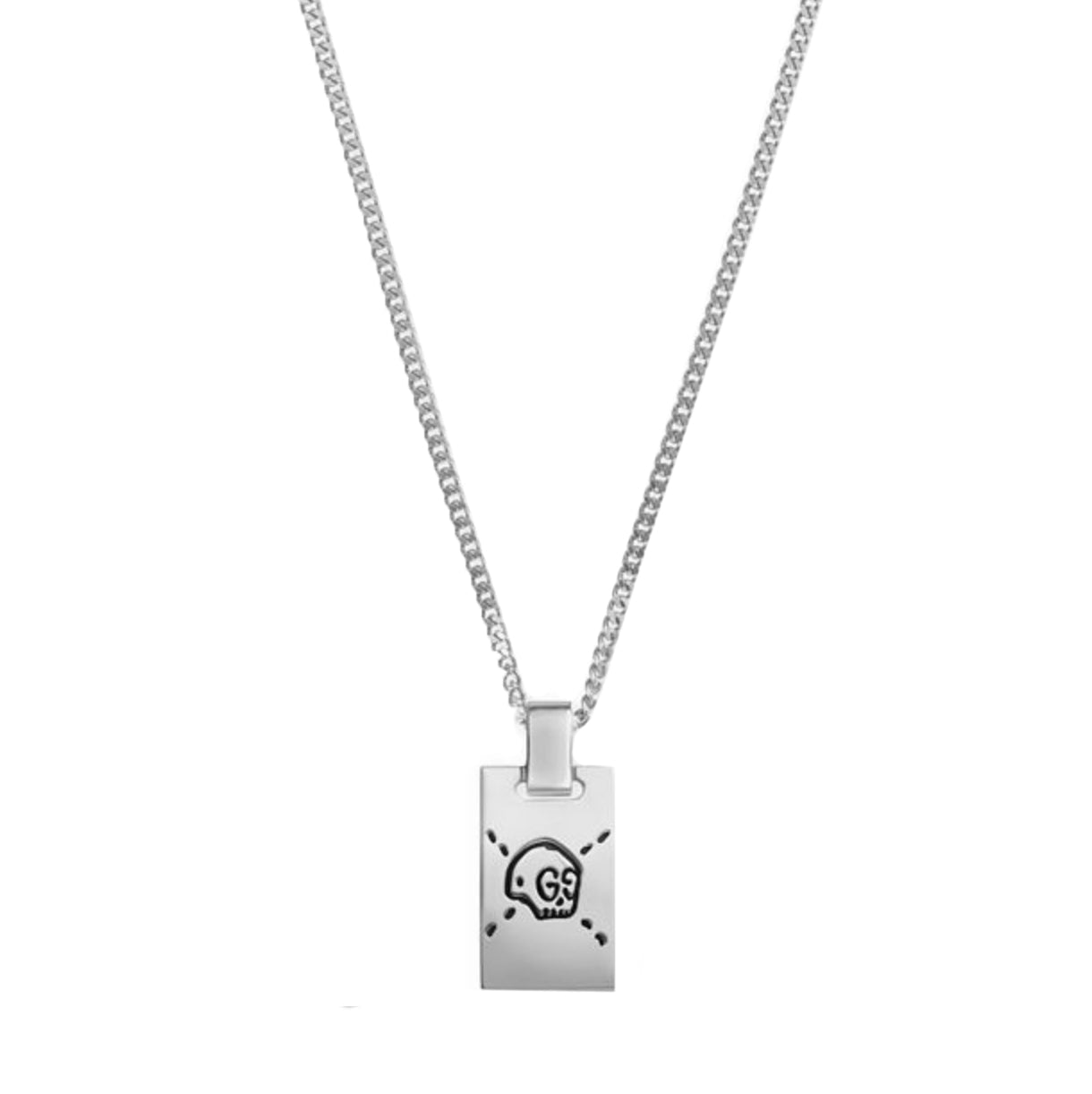 Gucci Ghost Silver Necklace – Haiendo Shop